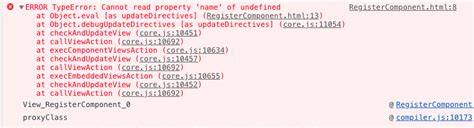 Angular 6 Form Validation Cannot Read Property Name Of Undefined