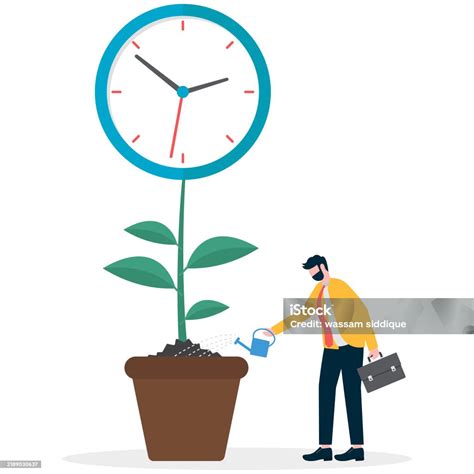 단기 및 장기 투자를 위한 시간 관리 투자 포트폴리오의 기간 개념에 대한 스톡 벡터 아트 및 기타 이미지 개념 개선 경영자 Istock