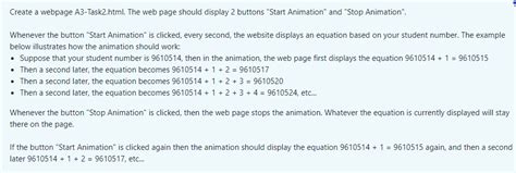 solved create a webpage a3 task1 on the webpage