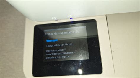 Incorrect Adress To Set Pairing Code Hp