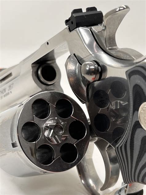 New COLT PYTHON COMBAT ELITE MAGNUM UNFLUTED CYLINDER STAINLESS STEEL G GRIPS