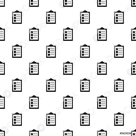 Checklist Pattern Vector Seamless Stock Vector 5629236 Crushpixel
