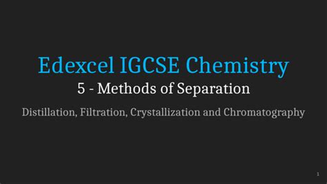Edexcel Igcse Double Award Science Chemistry Presentations The Complete Course Teaching