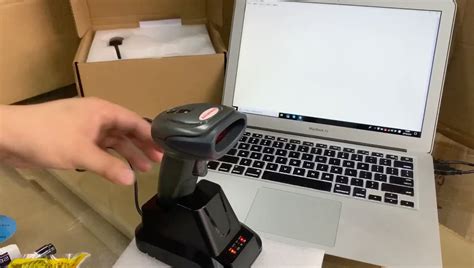 433mhz Wireless Cordless Handheld Oem Barcode Scanner With Cradle Base