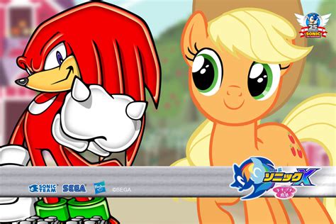 Knuckles And Applejack By Trungtranhaitrung On Deviantart