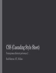 Teori Modul Css Cascading Style Sheet Pdf Css Cascading Style