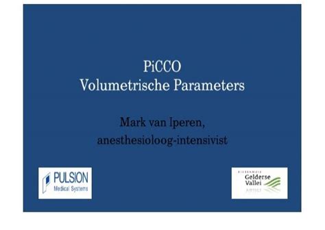 Picco Volumetrische Parameters