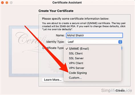 How To Create Code Signing Certificate In Macos