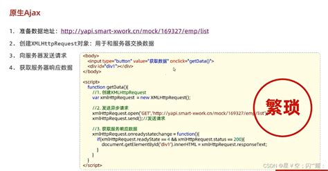 Javaweb Day3 Ajax 前端工程化 Element Csdn博客