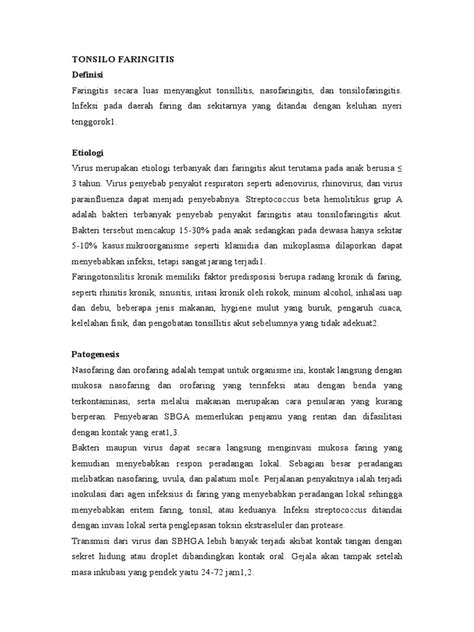 Tonsilo Faringitis Akut Pdf