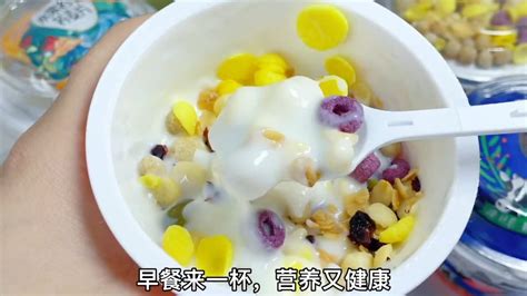 幸福松鼠推荐零食搅拌酸奶 哔哩哔哩