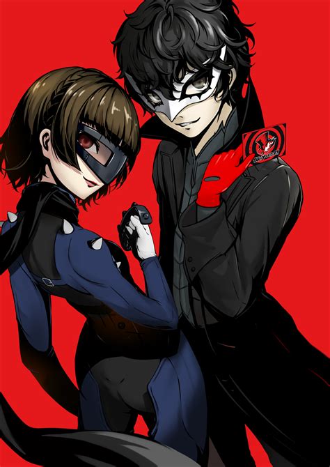 Amamiya Ren And Niijima Makoto Persona And More Drawn By Lancefate Danbooru