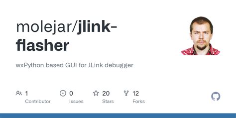 GitHub Molejar Jlink Flasher WxPython Based GUI For JLink Debugger