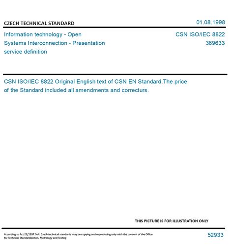 CSN ISO IEC Information Technology Open Systems Interconnection Presentation Service