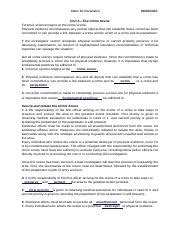 Unit 1 The Crime Scene Intro To Forensics 09 08 2020 Unit 1The Crime Scene Forensic Science