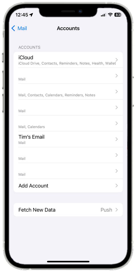 Modify Mail Server Settings Mail Ios Iphone The Messaging Company