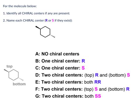 Solved For The Molecule Below Identify All CHIRAL Chegg Com