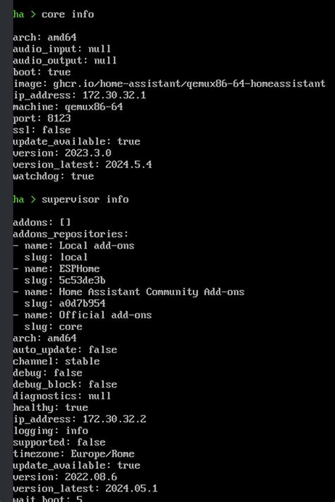 Running An Older Version Of Home Assistant Os Both Core And Supervisor Configuration Home