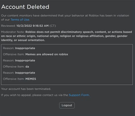 What The Actual Fuck Roblox R Robloxbans