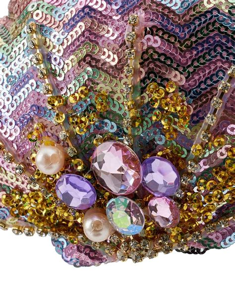Holiday Lane Seaside Fabric Sequin Seashell Ornament Created For Macy