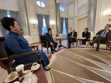 Khurelbaatar Chimed On Twitter Ерөнхий сайд Л Оюун Эрдэнэ Холбооны Бүгд Найрамдах Герман улсын