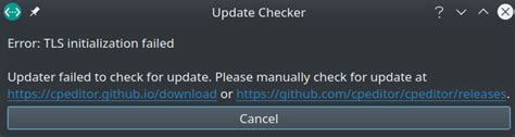 Openssl Is Not Deployed So Its Not Able To Check For Updates With The Binary Releases · Issue