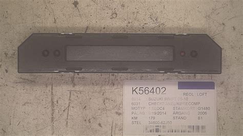 Brugt Suzuki Swift Check Panel Autoparts24
