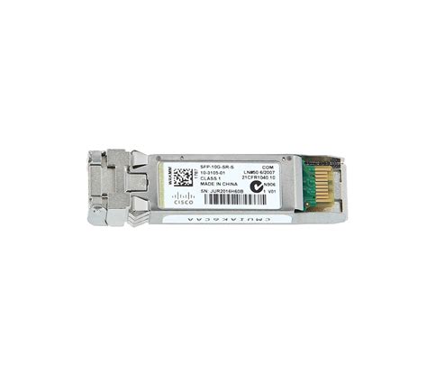 Cisco Sfp 10gbase Sr Sfp Module Remanufactured Certifia
