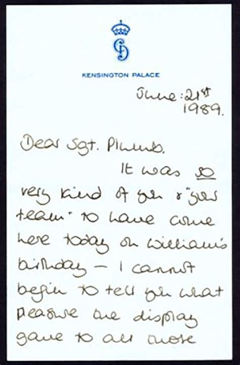 Princess Dianas Unearthed Letter From 1989 Is For Sale