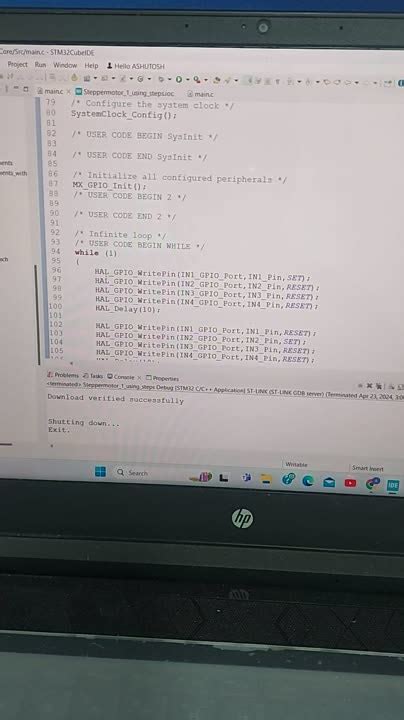 Ashutosh Dehury On Linkedin Stm32microcontroller Project18 Steppermotor 28byj 28byj