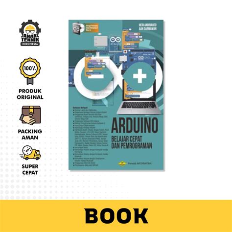 Jual Buku Termurah Arduino Belajar Cepat Dan Pemrograman Dan CD Shopee Indonesia