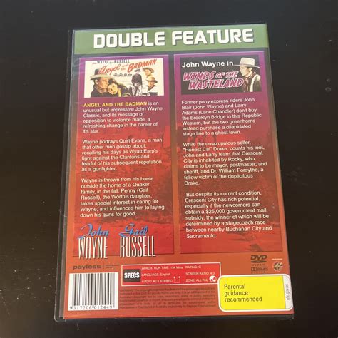 Angel And The Bad Man Winds Of The Wasteland Dvd John Wayne All Regi