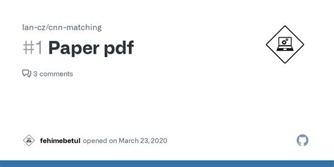 Paper Pdf Issue Lan Cz Cnn Matching Github