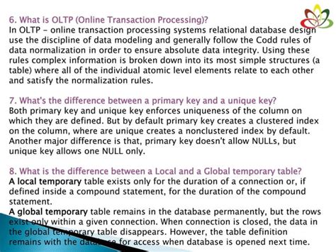 Sql Interview Question Part PPT Sql Interview Question Part PPT