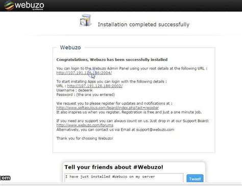 Cara Install Webuzo Di VPS Centos