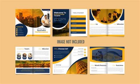 Premium Vector Business Brochure Template Layout Design Corporate Brochure Editable Template