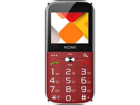 Купити Мобільний телефон Nomi i220 Red за низькою ціною в Києві ...