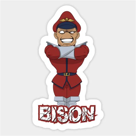 Chibi M Bison Street Fighter Street Fighter Sticker Teepublic