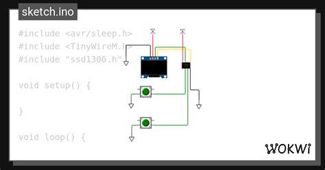 Attiny85 Oled Wokwi Esp32 Stm32 Arduino Simulator