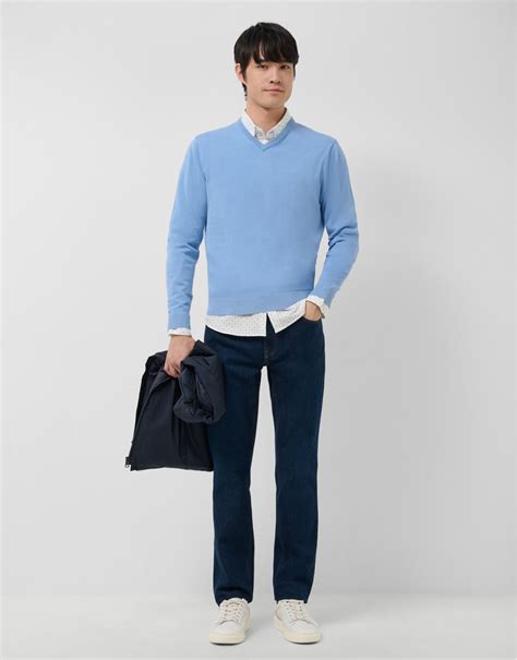 Pantalón Denim Hombre Regular Azul Oscuro Roberto Verino
