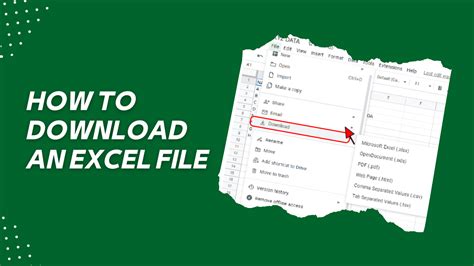 The Power Of Data How To Download An Excel File With Ease Earn And Excel