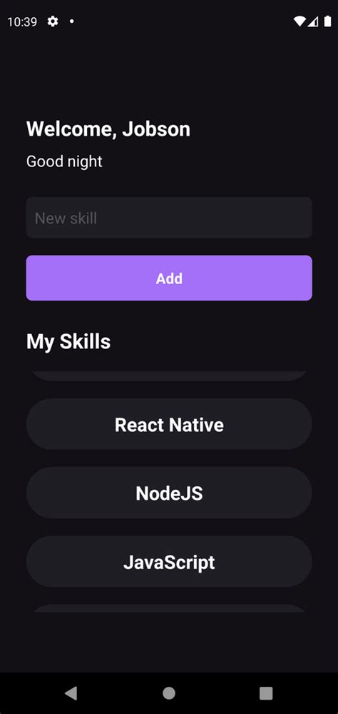 github jobsonita rocketseat ignite rnative module1 simple react native project based on