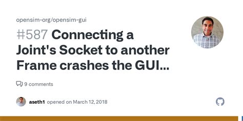 Connecting A Joints Socket To Another Frame Crashes The Gui If It Leads To Invalid Tree · Issue