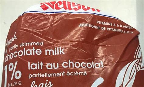 Even Chocolate Milk Comes In Bags In Parts Of Canada Canadian Food Inspection Agency