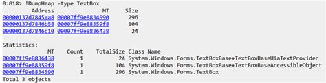 textbox accessible objects are leaking in memory · issue 6885 · dotnet