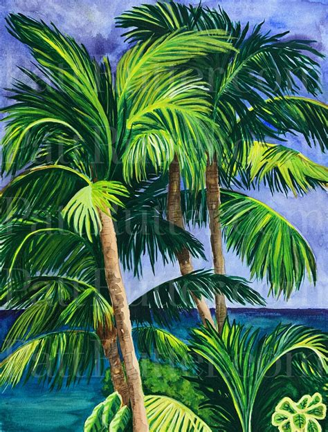 Palm Trees Painting