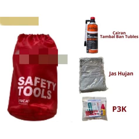 Jual Safty Tools Original Jas Hujan Pompa Ban Darurat P3k Honda