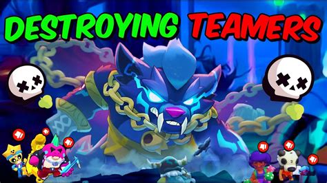 Destroying Teamers With Fenrir Buzz Brawl Stars Youtube