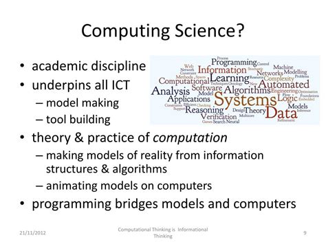 Ppt Computational Thinking Is Informational Thinking Powerpoint Presentation Id 3040322