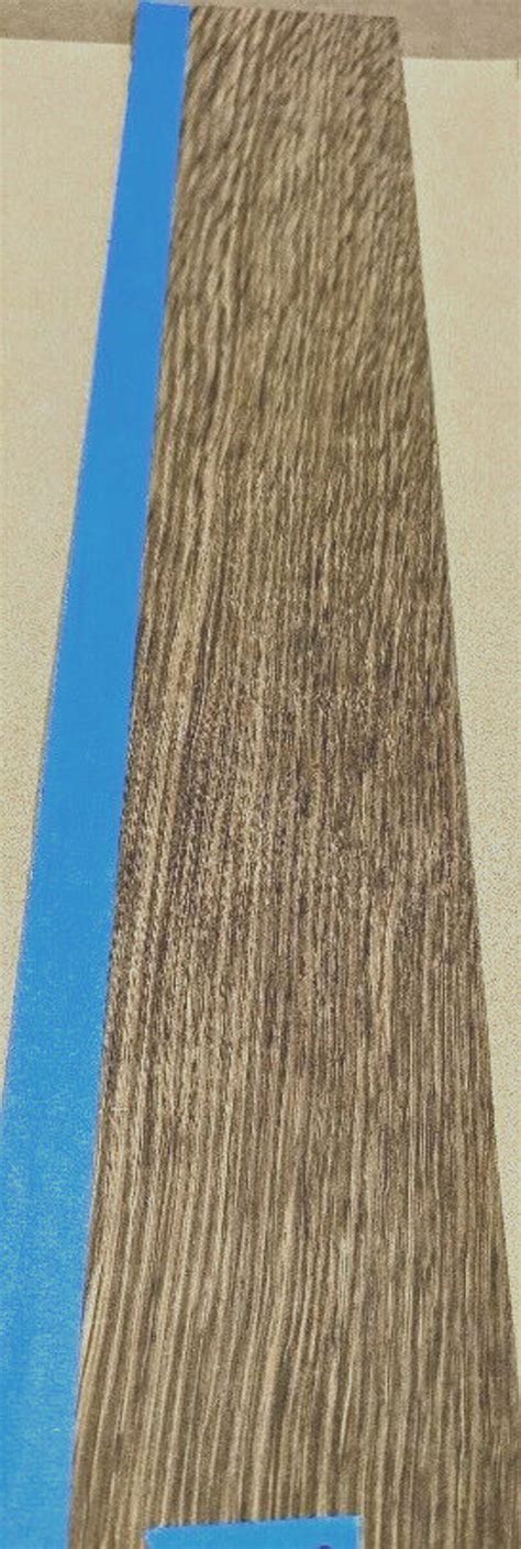 Oak Brown English Flake Figured Wood Veneer 4 X 25 Raw No Backing 1